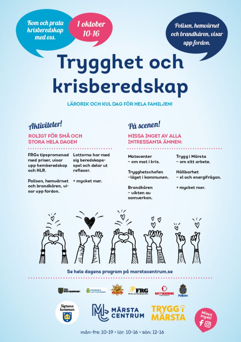 Trygghets- och krisberedskapsdagen – Märsta Centrum